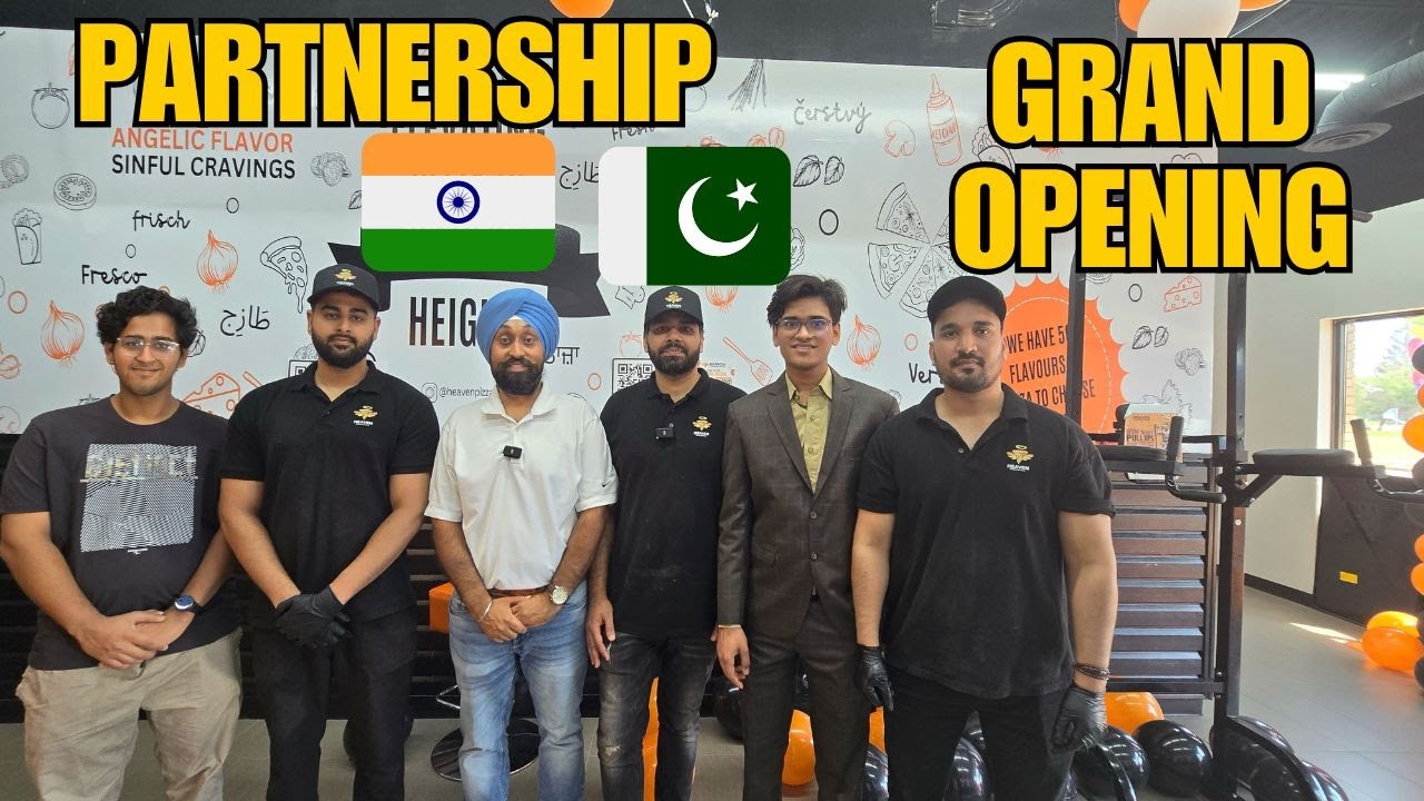 INDO PAK PARTNERSHIP IN BUSINESS | GRAND OPENING - YouTube