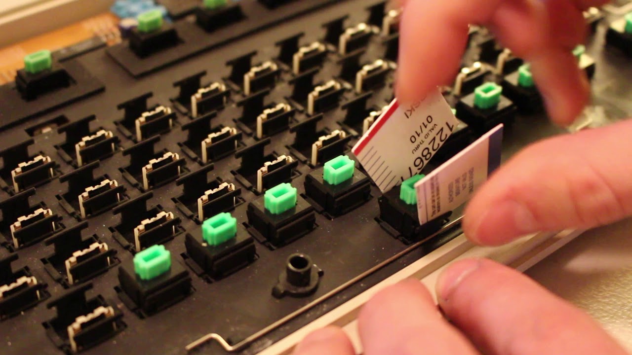 Opening Alps Switches (Neon Green) - YouTube
