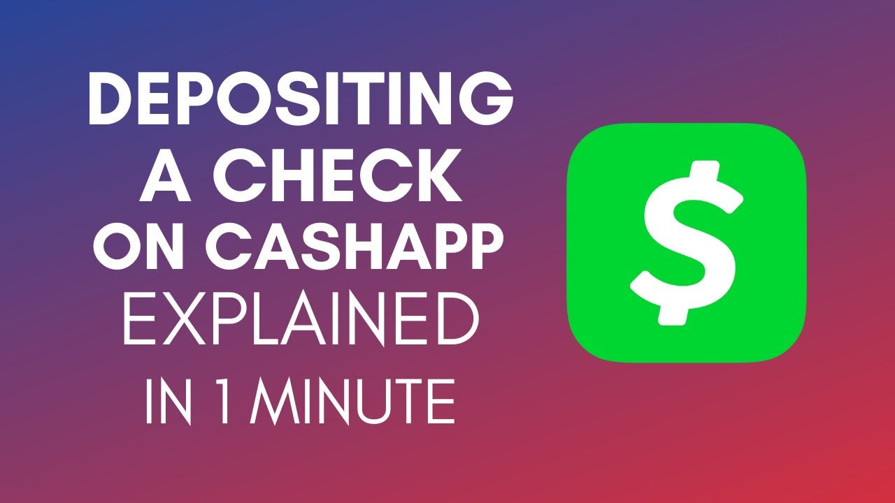 How To Deposit Check On Cash App In 2024? - YouTube