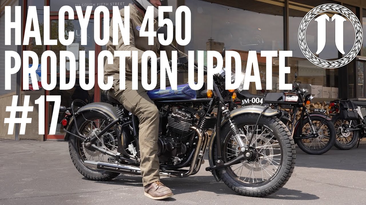 Janus Halcyon 450 motorcycle production update #17 - YouTube