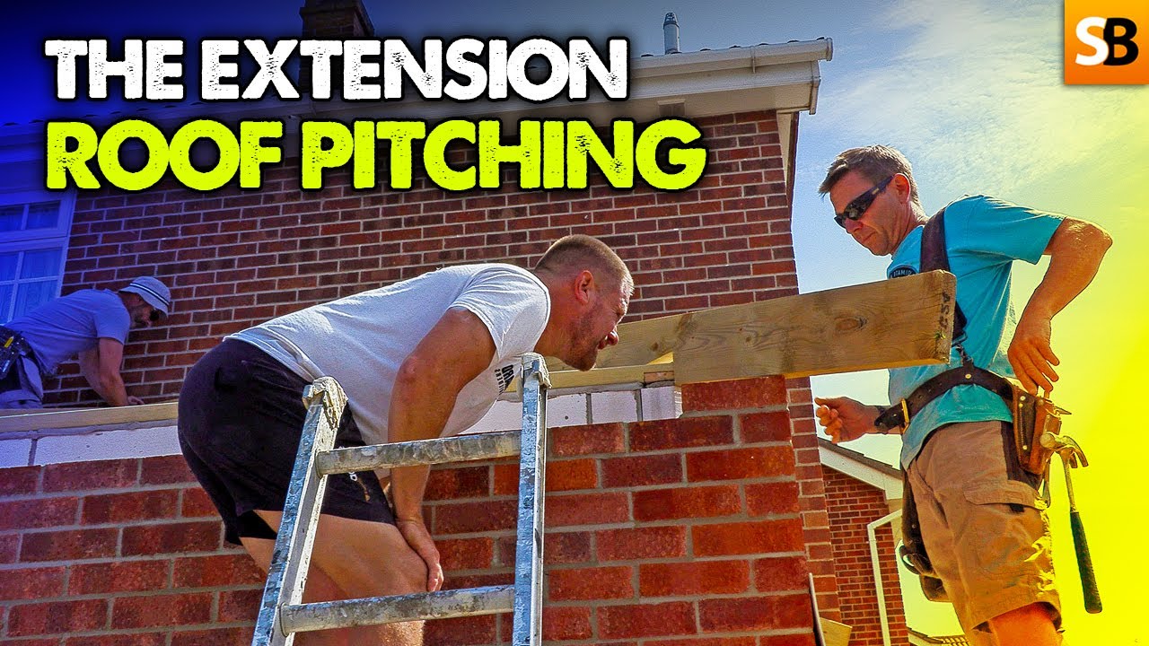 Pitching The Roof: 2023 Extension Build Ep.3 - YouTube