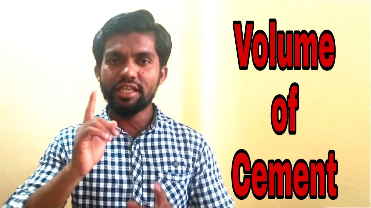 How to calculate Volume of Cement in cft | Engineering tactics - YouTube