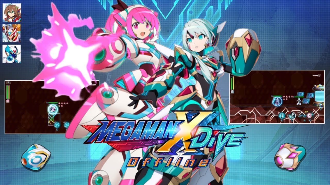 《MegaMan X Dive Offline》Dive Armor Rico & Dive Armor iCO with their new ...