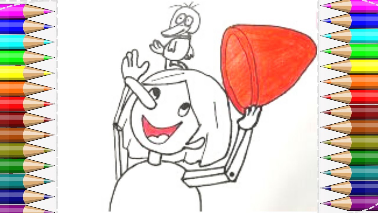 How to Draw Pinocchio and his duck Step by Step🥰 .Easy Easy Drawing for ...