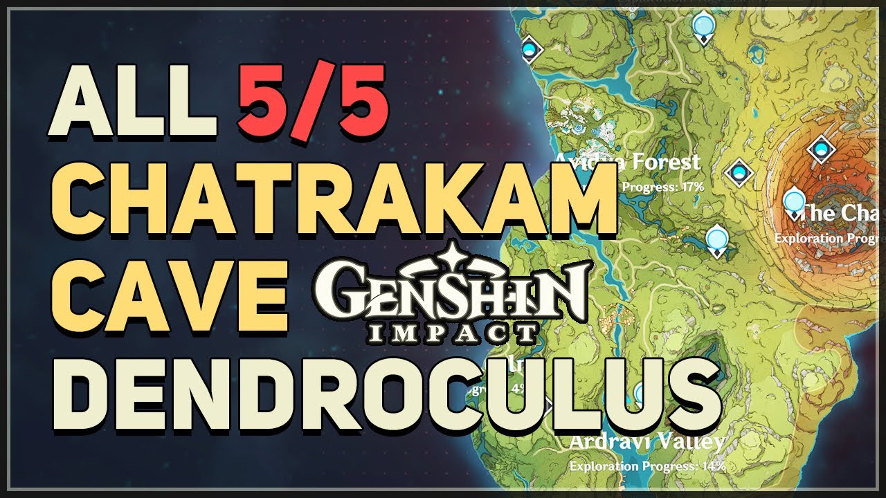 All Chatrakam Cave Dendroculus Genshin Impact - YouTube