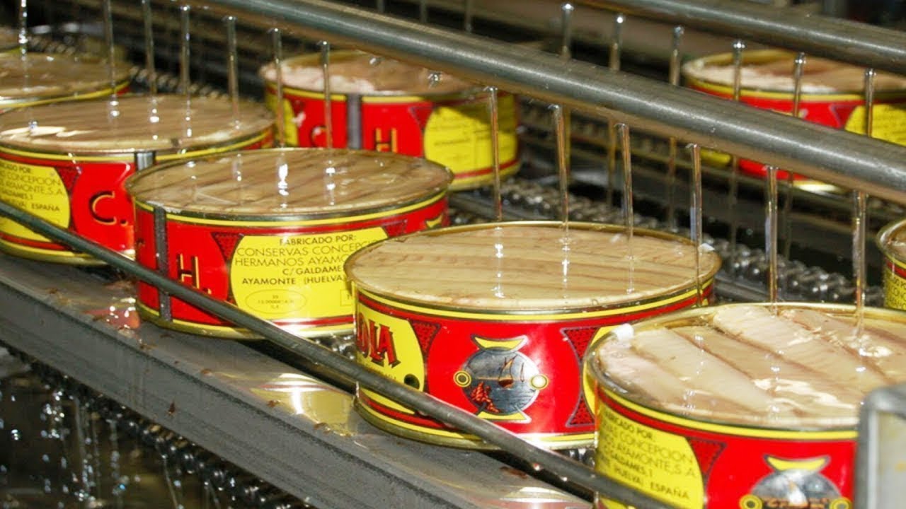 Millions of tuna cans are produced in a factory. Top production ...