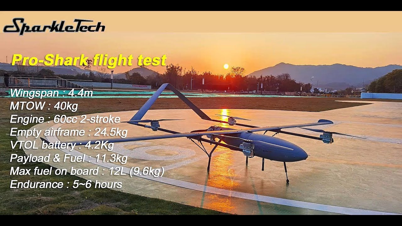 Pro Shark 4m VTOL - YouTube