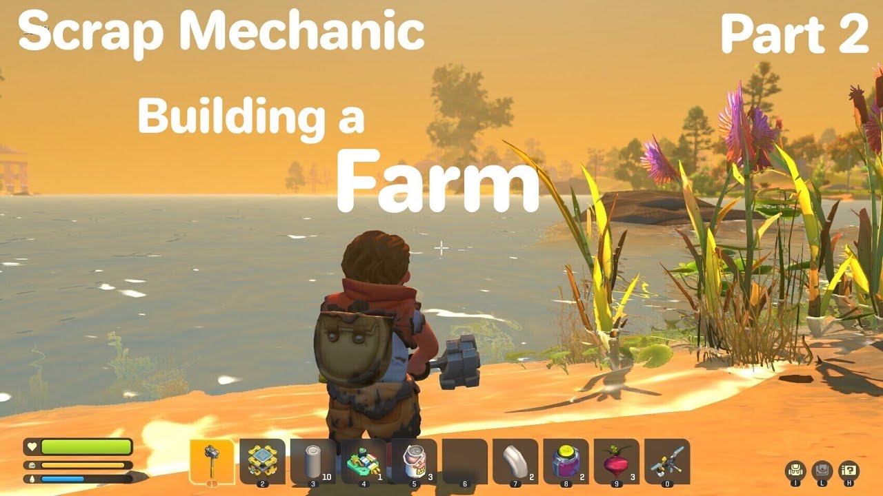 Building a Farm and CraftBot!!! Scrap Mechanic Episode 2 - YouTube