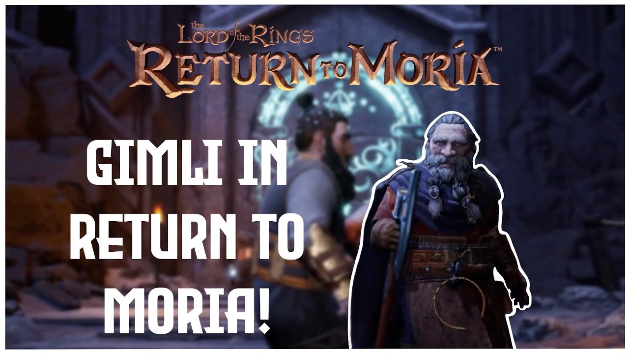 Gimli in Return to Moria | Lord of the Rings: Return to Moria - YouTube