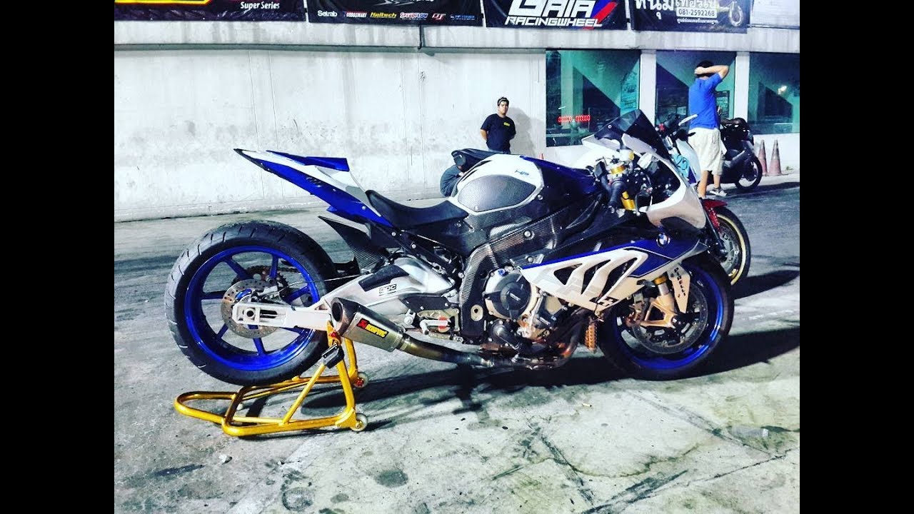 Drag bike || BMW s1000rr thailand bagai jet darat - YouTube