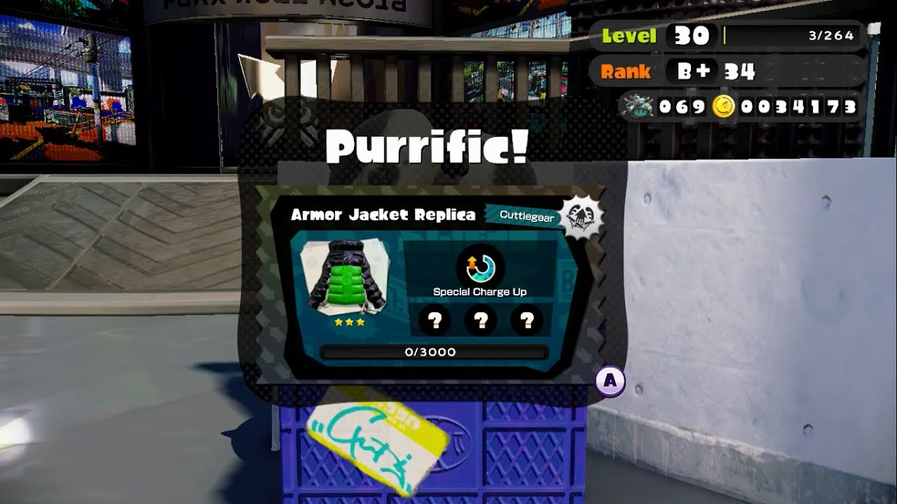 Splatoon: Level 30 Reward (Armor Jacket Replica) - YouTube