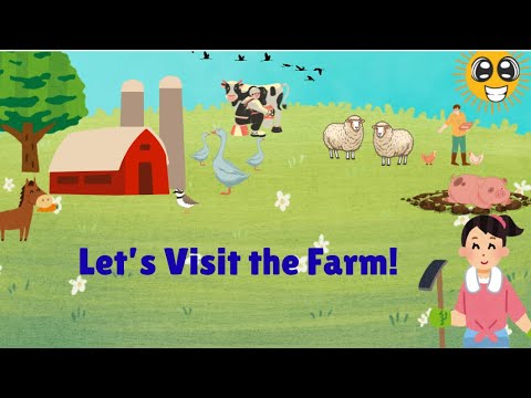 Let’s Visit the Farm! | Learn Farm Animal for Kids 🐮🐔🐷 - YouTube