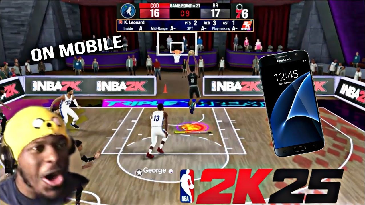 Playing 2K25 On My Trash Android.. - YouTube