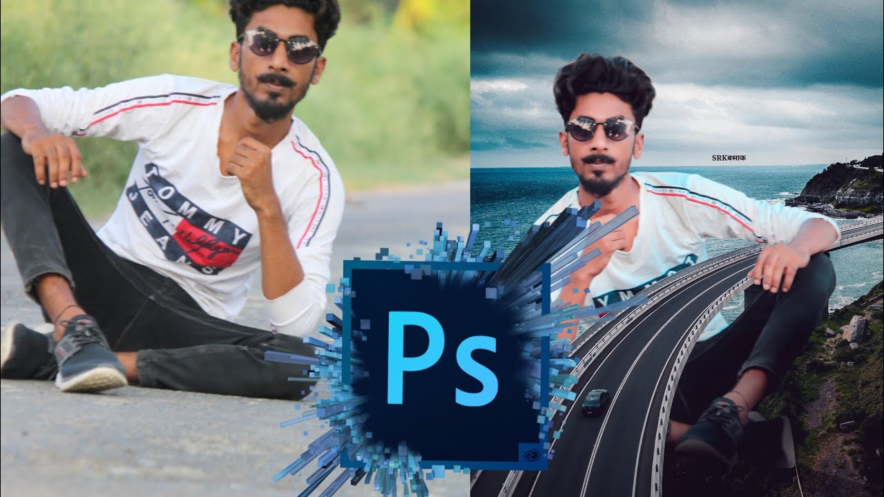 Photoshop cc editing background change editing - YouTube