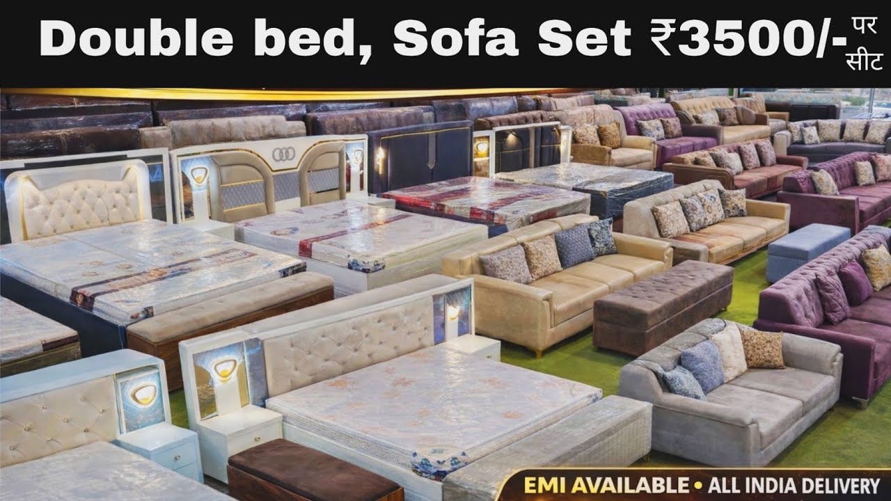 Furniture factory Outlet, सोफा मात्र ₹3500 से शुरू , 5 Year Guarantee 🔥 ...