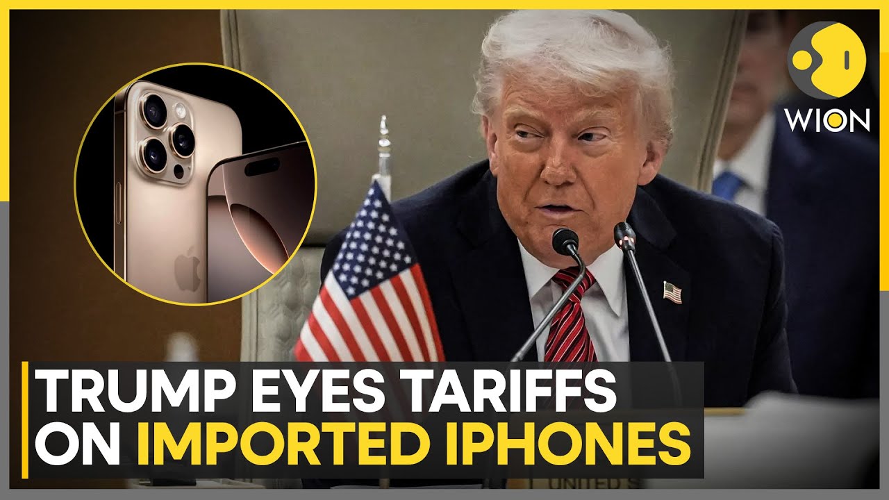 Trump Warns Apple | Face Tariffs On iPhones Made In India Or Anywhere ...