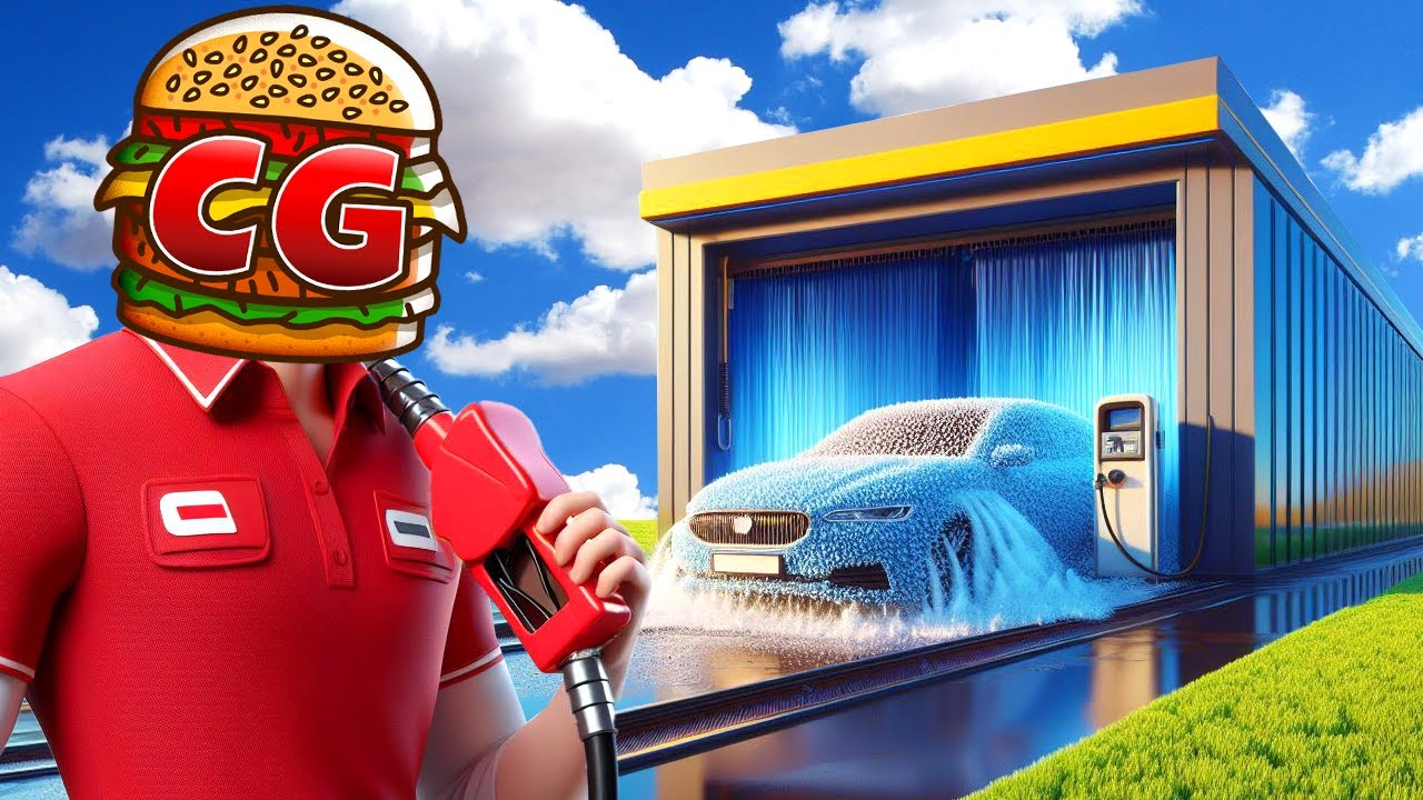 Building a MAX UPGRADED Car Wash in My Gas Station in Pumping Simulator ...
