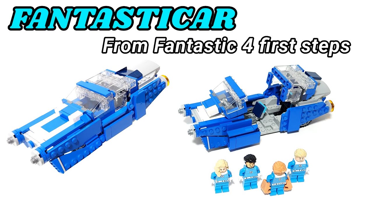 LEGO Fantastic Four first steps Fantasticar MOC - YouTube
