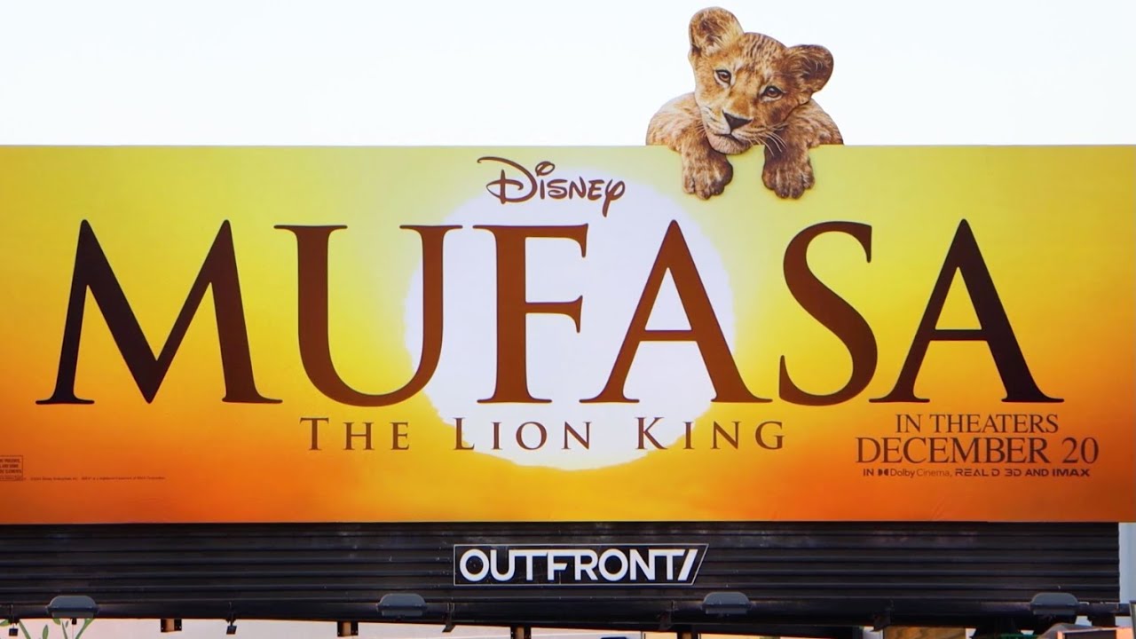 Disney's Mufasa Roars to Life with OOH - YouTube
