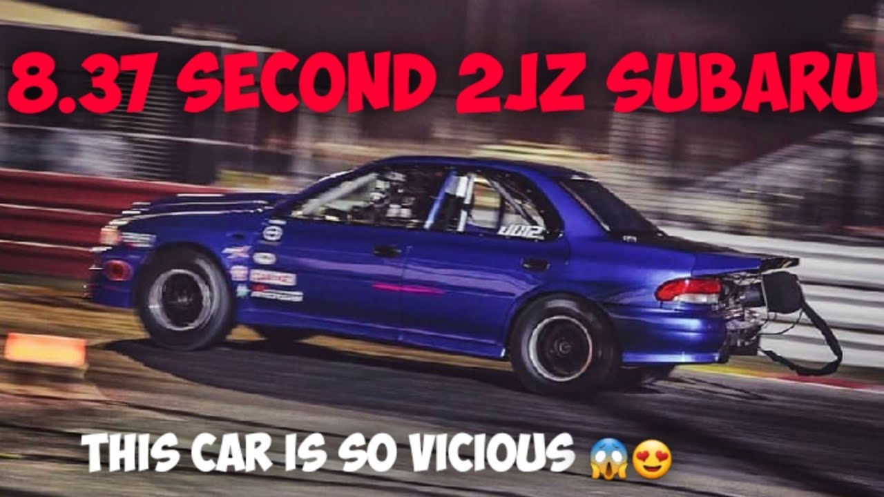 2JZ SWAPPED SUBARU WRX STI RUNNING A 8.37 SECOND PASS 😍😱 - YouTube