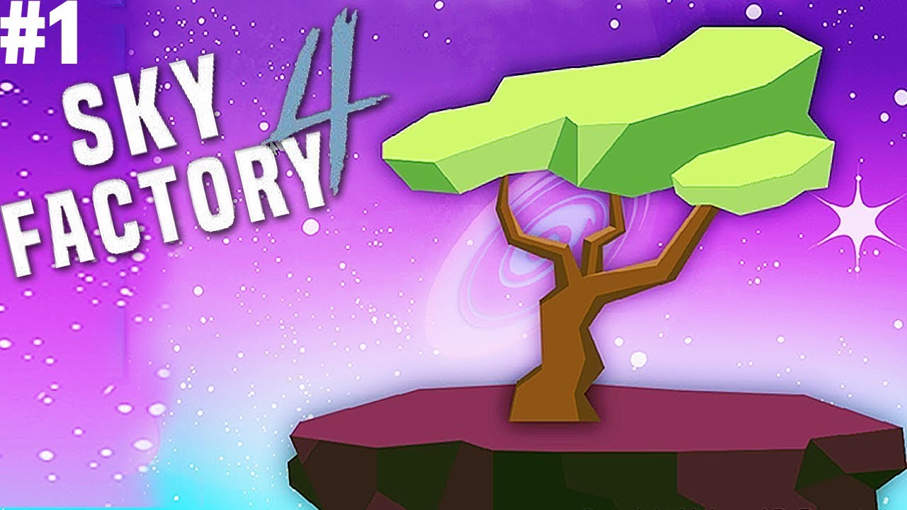 Выживание в новом скайблоке - Sky Factory 4 обзор сборки - YouTube