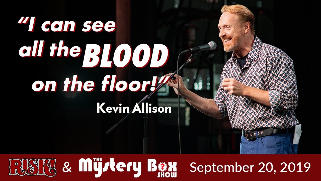 Safeword Red: Kevin Allison at the RISK!/Mystery Box Show in Portland ...