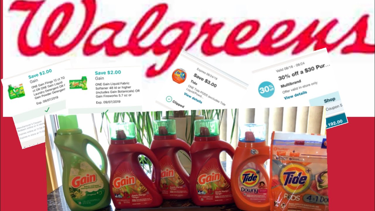 Walgreens $0.38 cents after points and coupons with the 30% off $30 ...