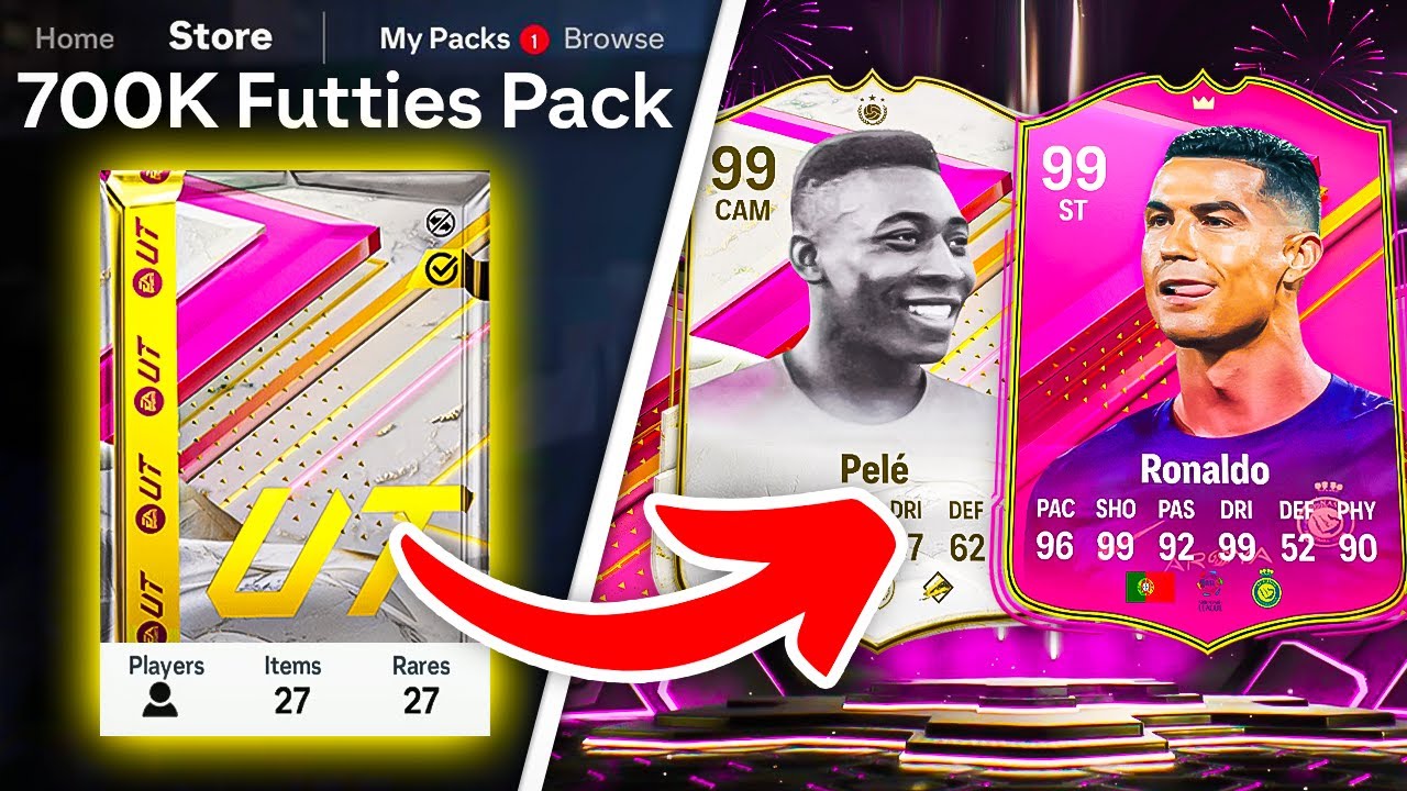700K FUTTIES PACKS & 93+ ICON PICKS! 😱 FC 24 Ultimate Team - YouTube