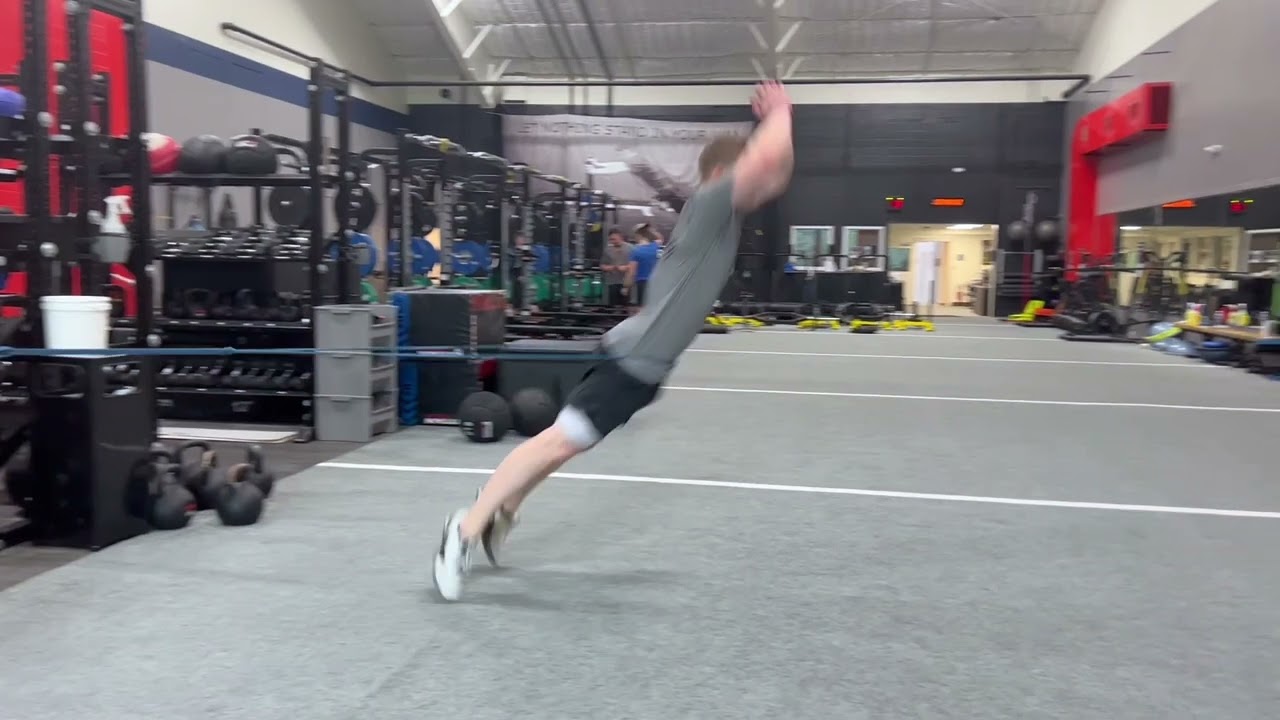 Band-Resisted Broad Jump Series (SL/DL/SL) - YouTube