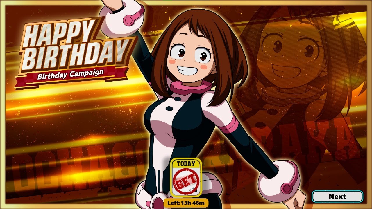 Zero Gravity Ninja | Happy Birthday Ochaco | Ochaco Uraraka Gameplay ...