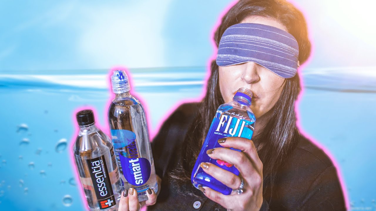 My "Water Snob" Wife Tries to Pass BLIND Taste Test - YouTube