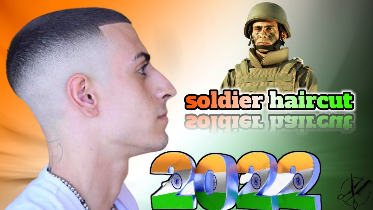 soldier hair cutting kaise karte hain | soldier hairstyle cut || step ...