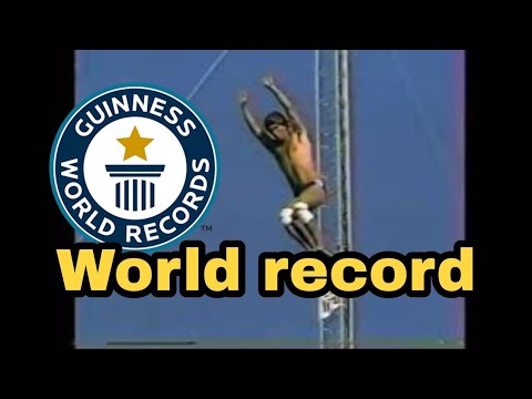 World record of 172 feet high dive - YouTube