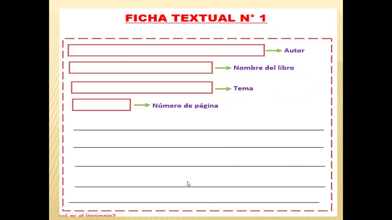 LA FICHA TEXTUAL - YouTube