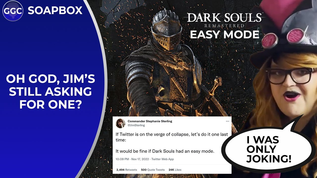 It Was A "Joke": Jim Sterling Goes To The Easy Mode Well Yet AGAIN ...