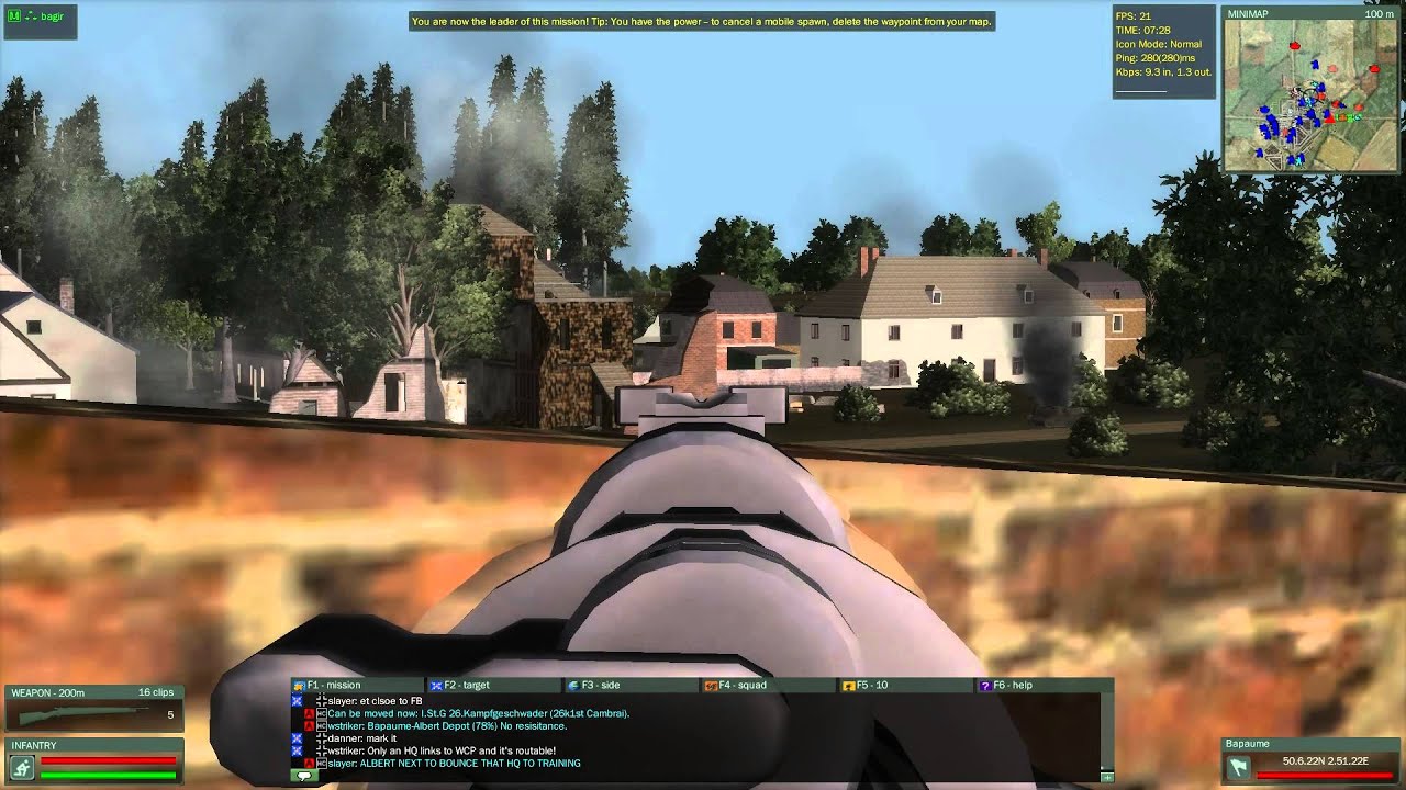 WWII OnLine. BattleGround Europe [35]. - YouTube
