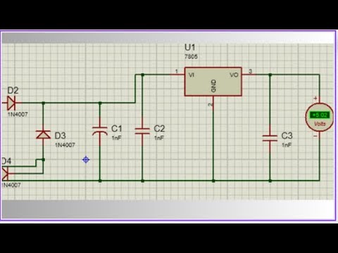DC Regulated Power Supply || 230v to 5v rps || Regulated DC voltage ...