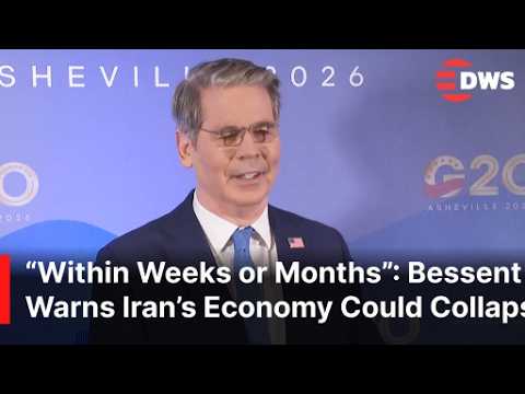 FULL REMARKS: US Treasury Sec Bessent Says Iran Economy Could Collapse Within Weeks or Months | AC1E