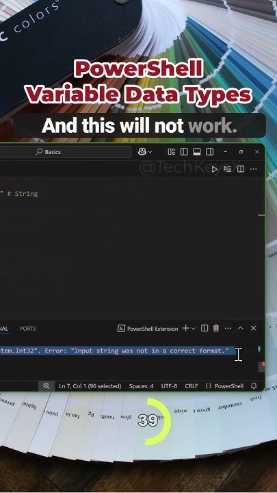 PowerShell Variable Data Types Tip #4 - YouTube