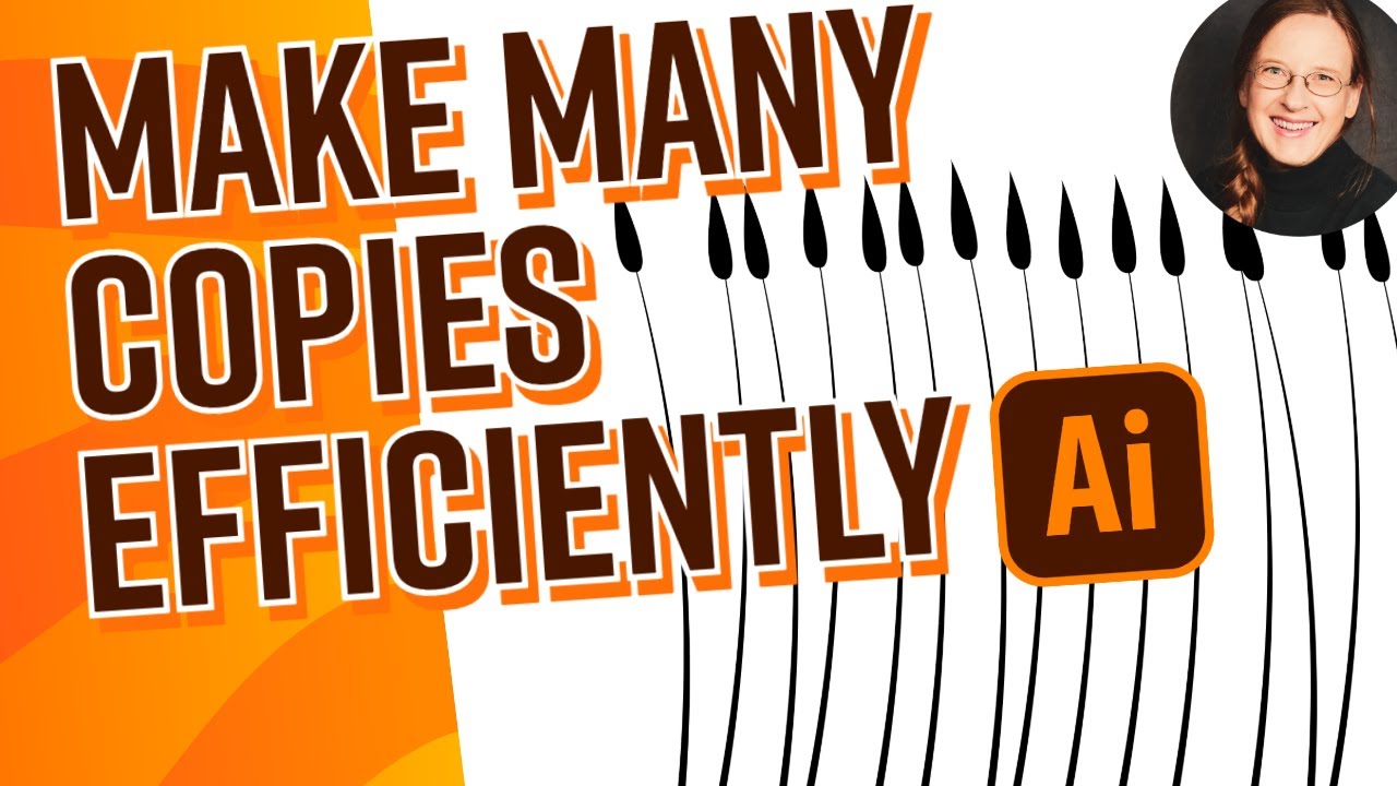 How To Copy And Randomize Efficiently In Illustrator - YouTube