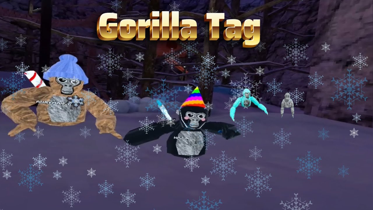 Epic Gorilla Tag Snow Edition!! MODS at the End of Video! - YouTube