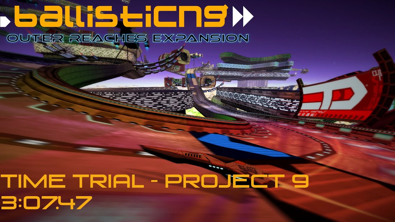 BallisticNG Outer Reaches: Time Trial - Project 9 - YouTube