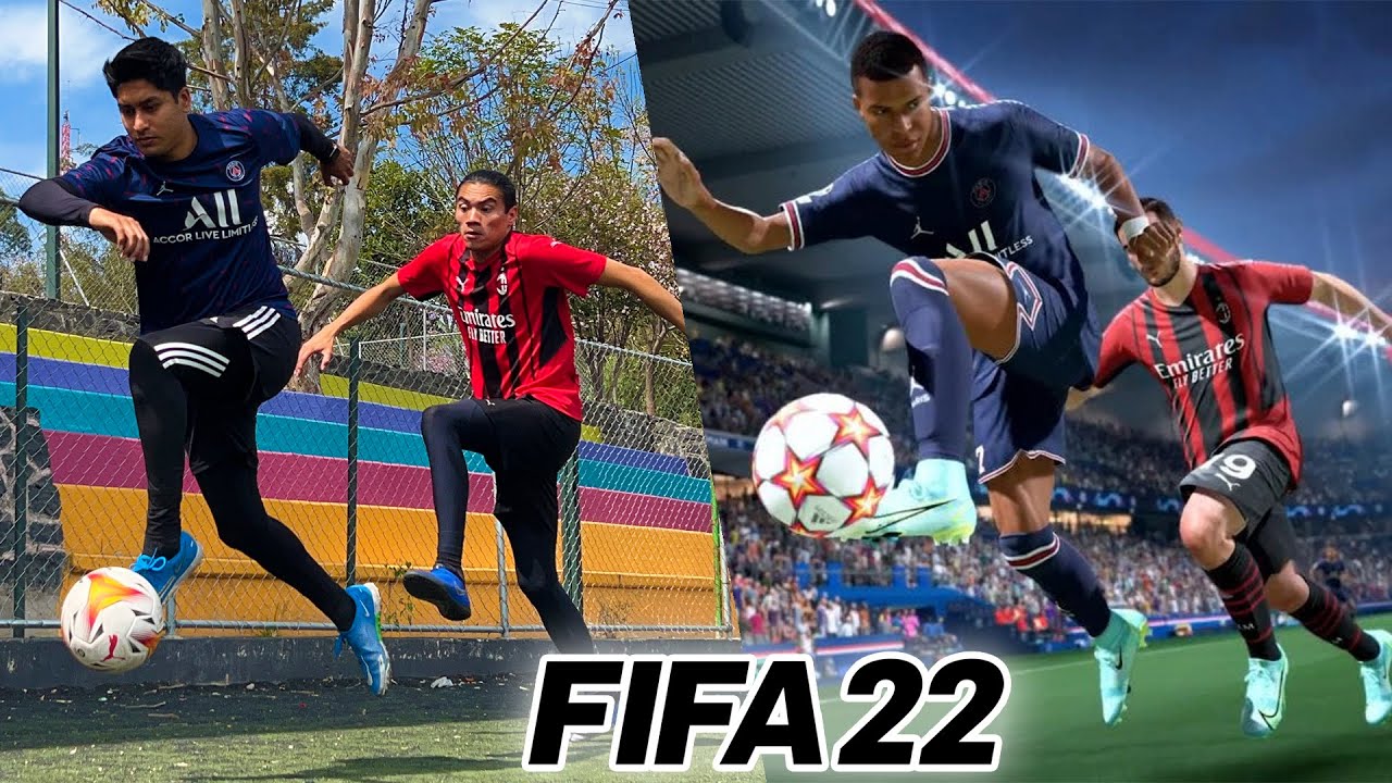 LAS MEJORES JUGADAS DE FIFA 22 EN LA VIDA REAL 🎮🤩⚽ - YouTube