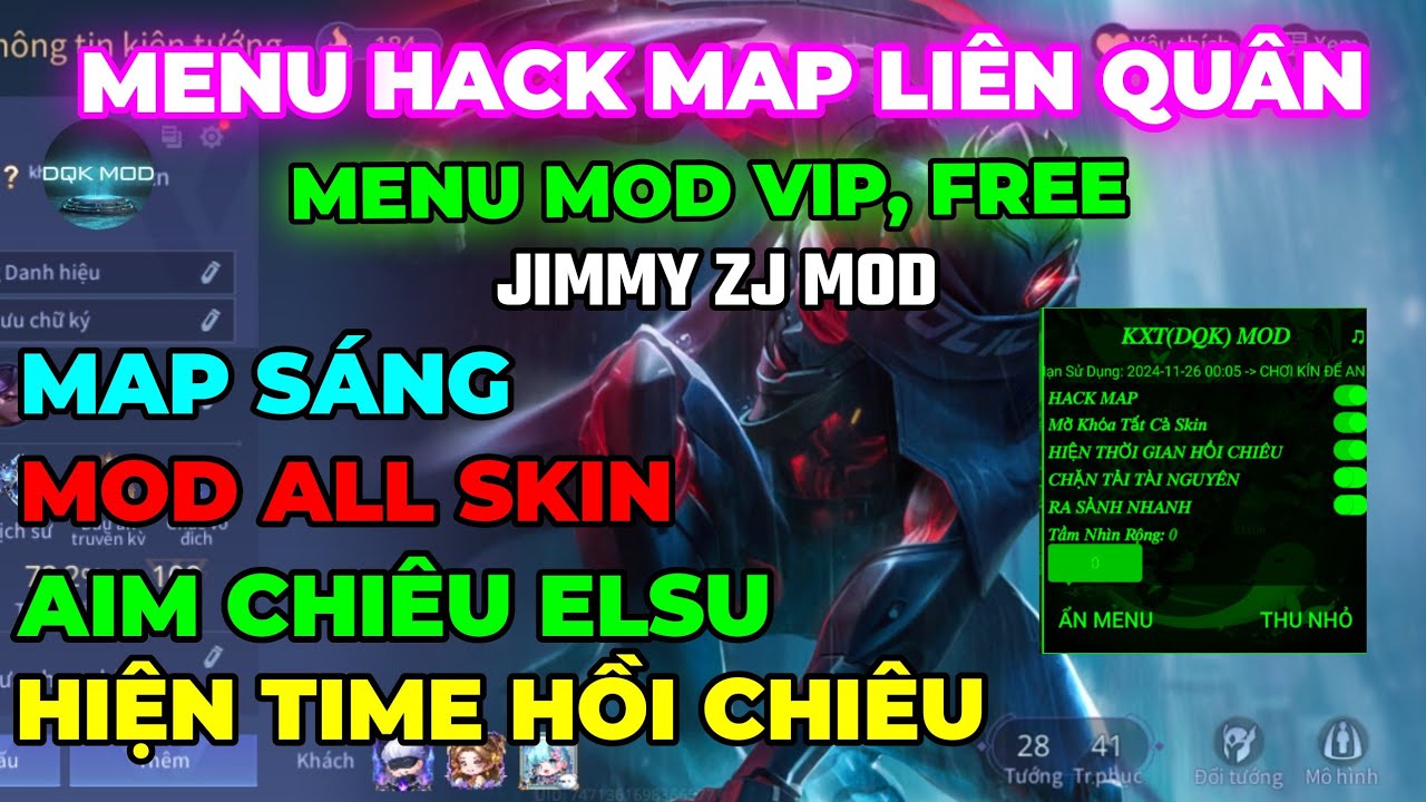 Hướng dẫn Hack Map Liên Quân Mùa 32 Free Antiban Mới Nhất | Jimmy ZJ ...