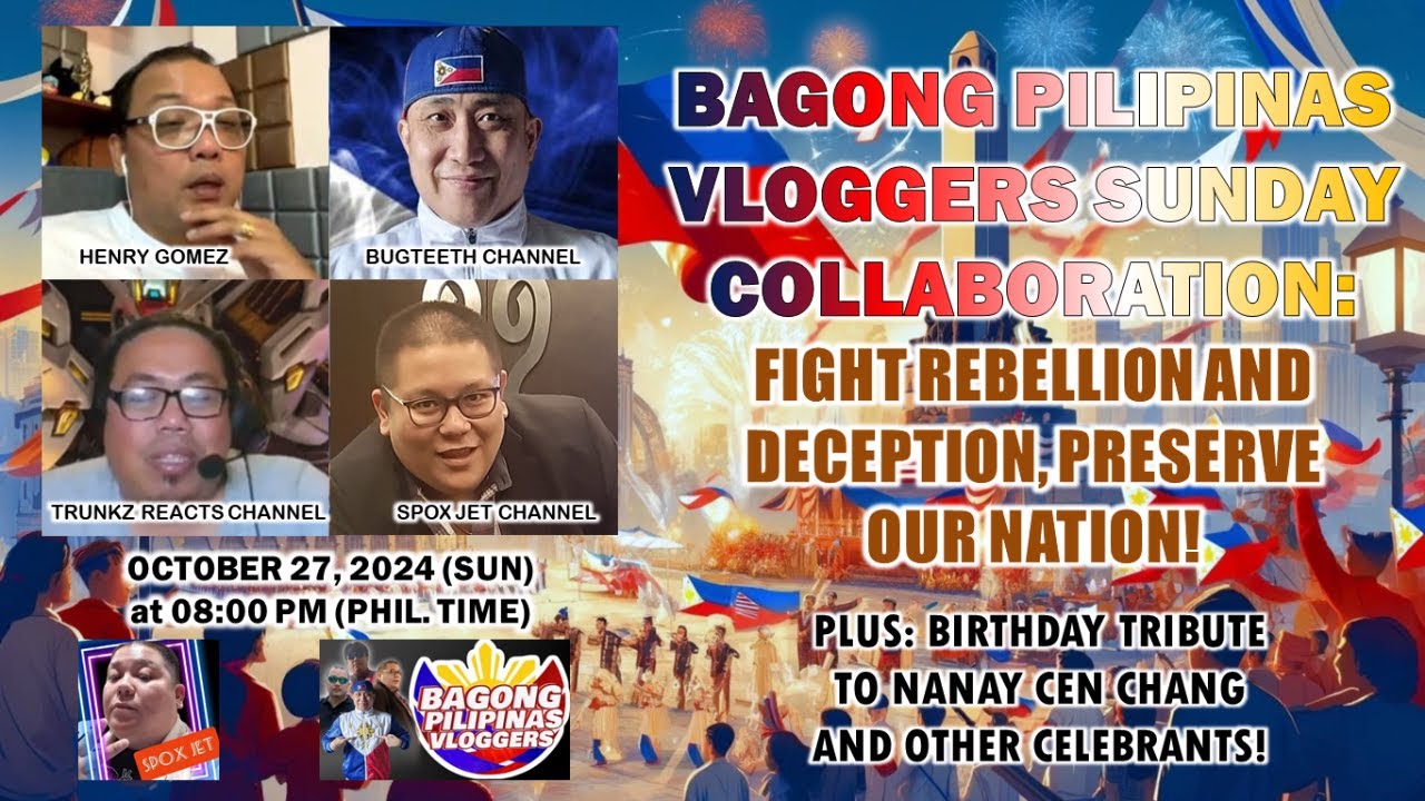 BAGONG PILIPINAS VLOGGERS SUNDAY COLLABORATION: FIGHT REBELLION AND ...