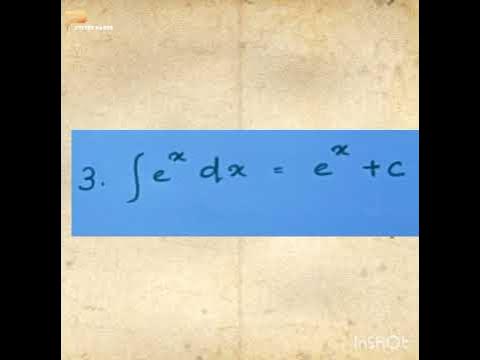 Fundamental Formulas of Integration - YouTube