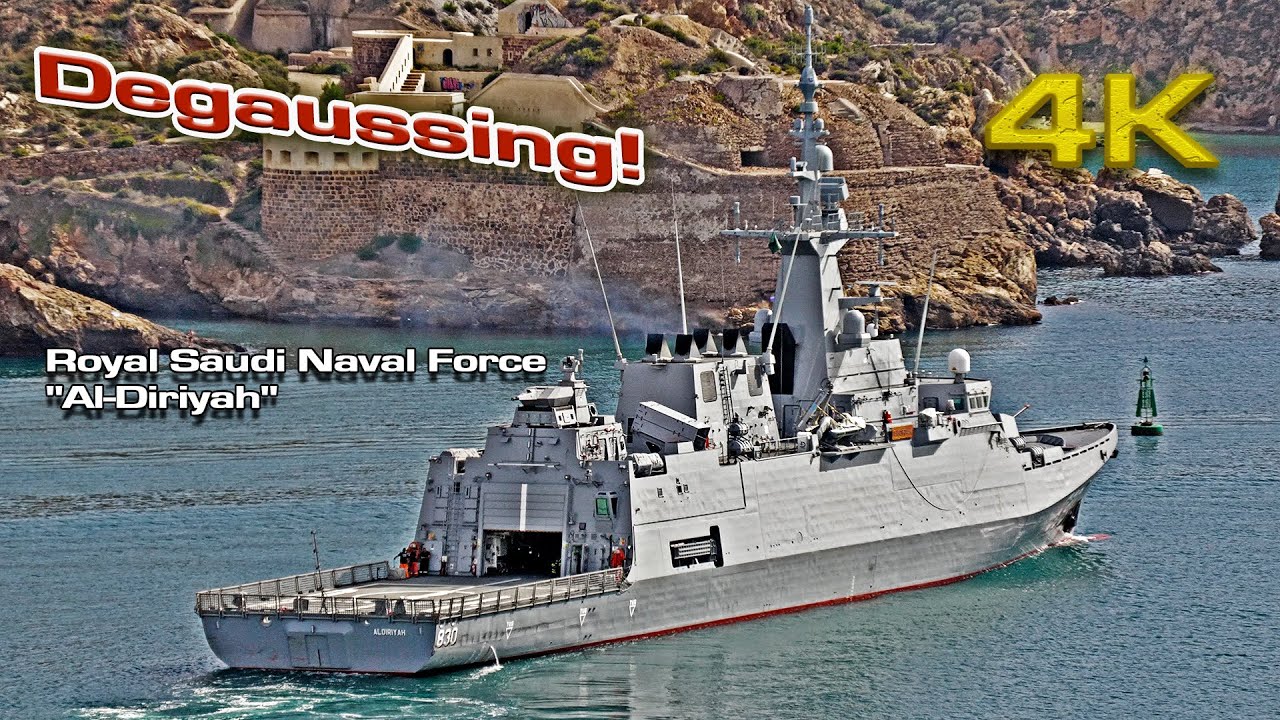 Degaussing Royal Saudi Naval Force "Al Diriyah" - YouTube