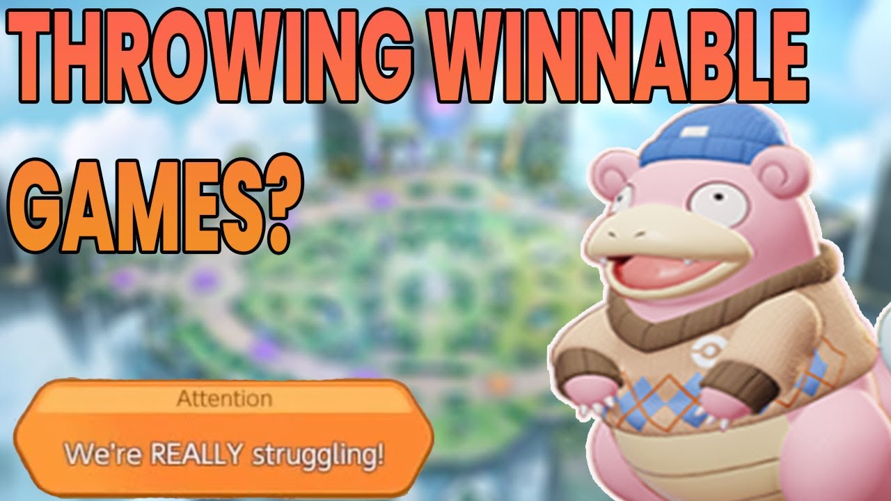 Not every game is winnable but every game is throwable ¦ Pokémon Unite ...