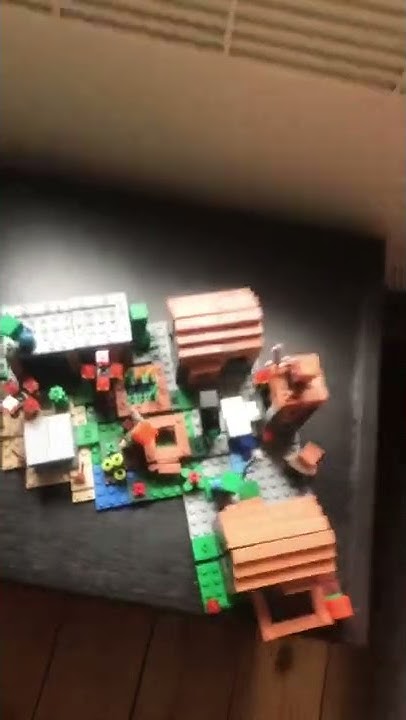 Лего Minecraft деревня окончена - YouTube