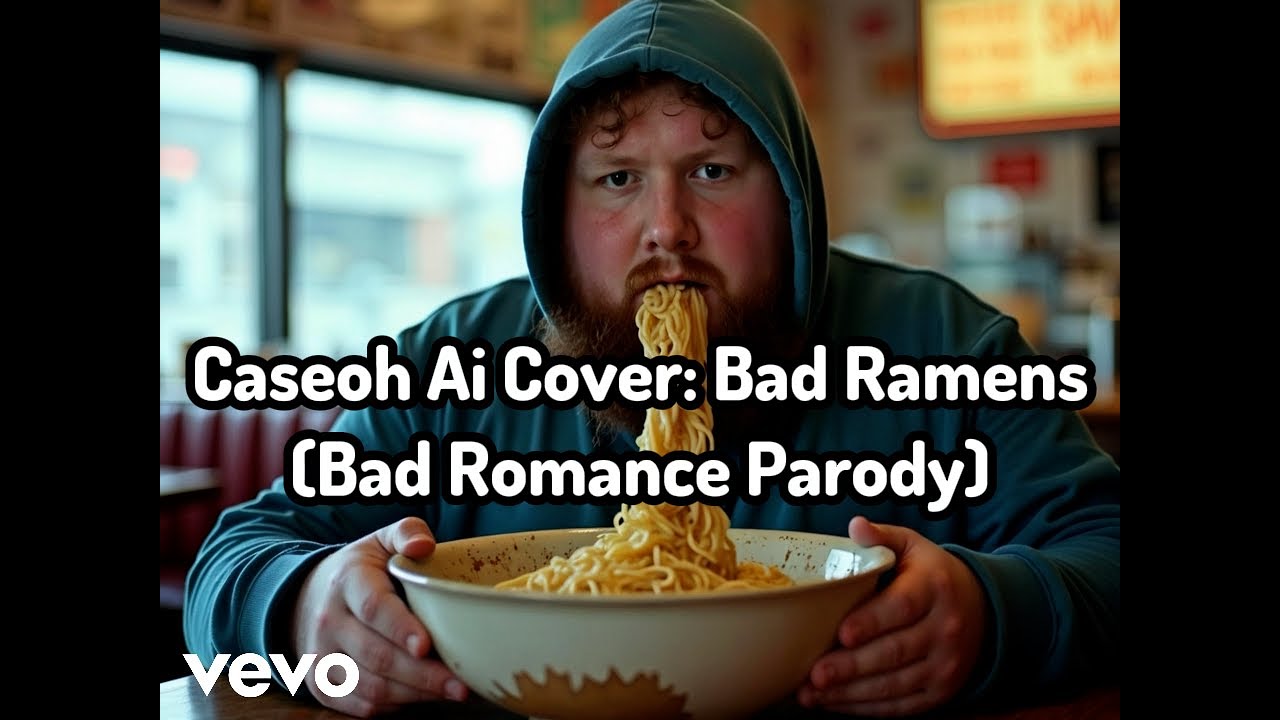 Bad Ramens (CASEOH BAD ROMANCE PARODY AI COVER) - YouTube